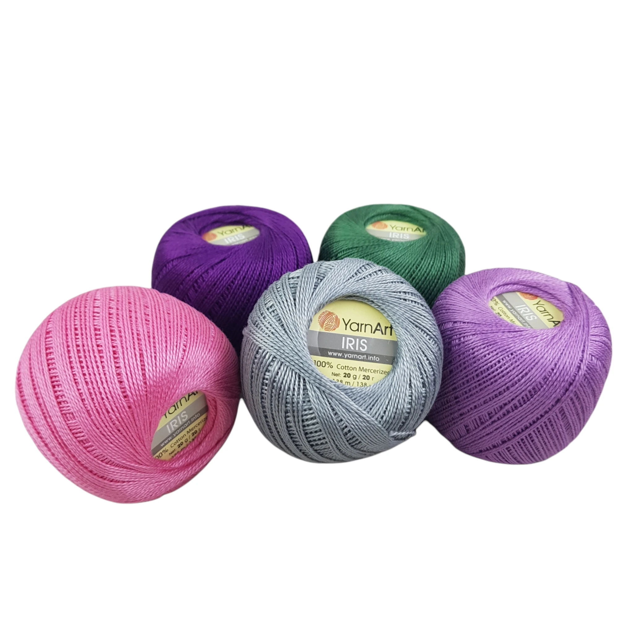Yarnart-Iris-Yarn-20gr-138mt-100-Cotton-Mercerized-Lace-Embroidery-Hand ...