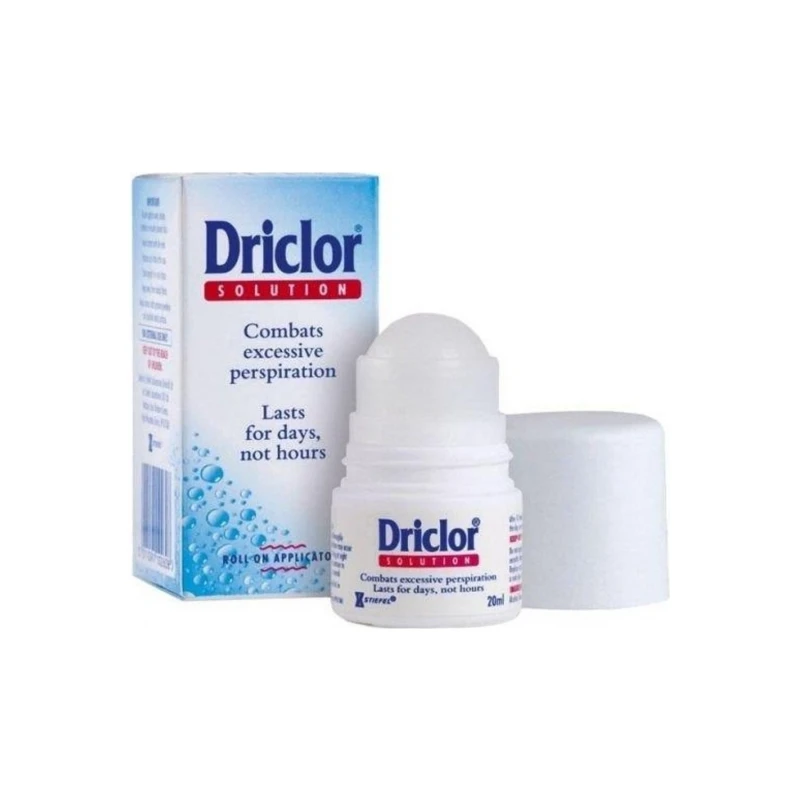 Driclor Antiperspirant Roll-on 20 Ml Antiperspirant Deodorant Clinical ...