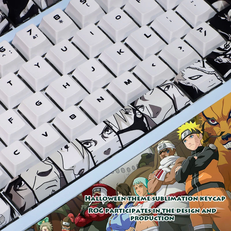 Mechanical Keyboard Customized Naruto Animation Sublimation Pbt ...
