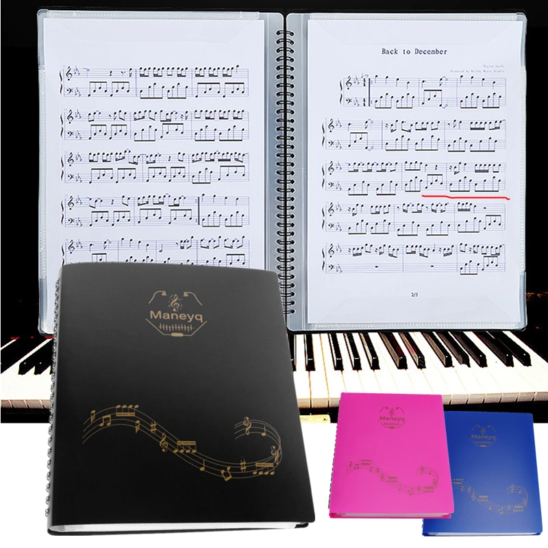 30-Sheets-Music-Score-Coil-Folder-Practice-Piano-Paper-Sheets-A4-Size ...