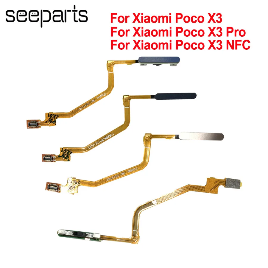 สำหรับ Xiaomi POCO X3 Pro ลายนิ้วมือ Flex Cable Sensor Touch ID Poco X3 ...