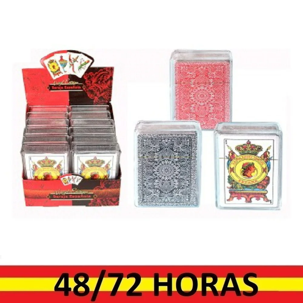Angel Europa® Baraja de Cartas Española, 54 naipes, Mus, Chinchón, Tute, Baraja Española ...