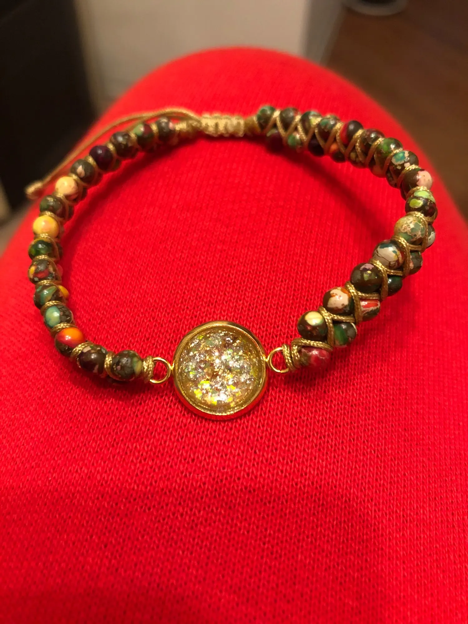 Charming Orgonite Braided Bracelet - Orgone Pyramids