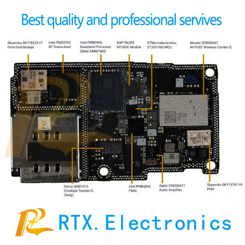 Nand-Flash-IC-para-iPhone-11-11pro-Max-banda-base-Power-IC-RF ...