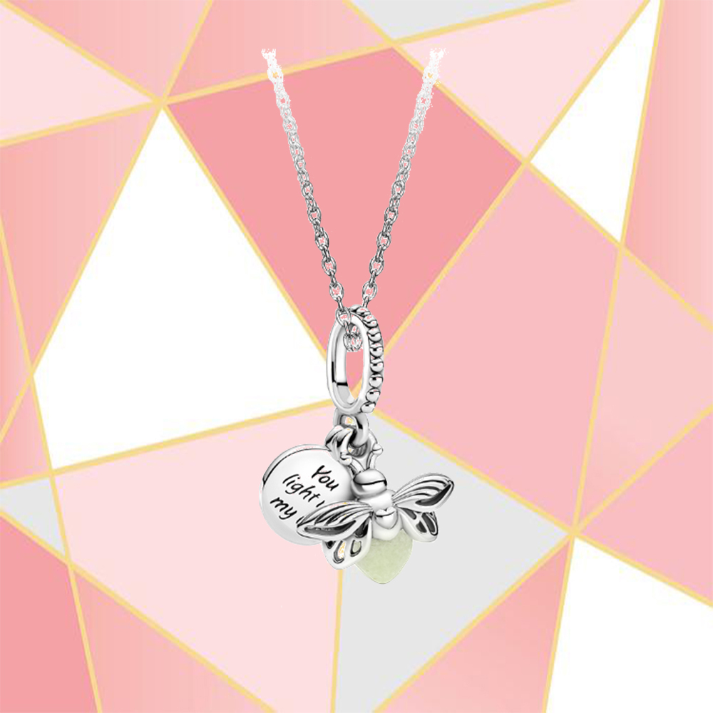 Glow-in-the-dark Firefly Dangle Pandora Charm | Dagiba Jewelry
