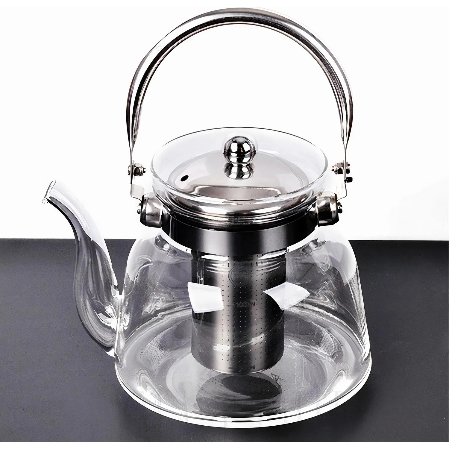 Teiera in vetro resistente al fuoco Pyrex 5 diverse dimensioni con ...