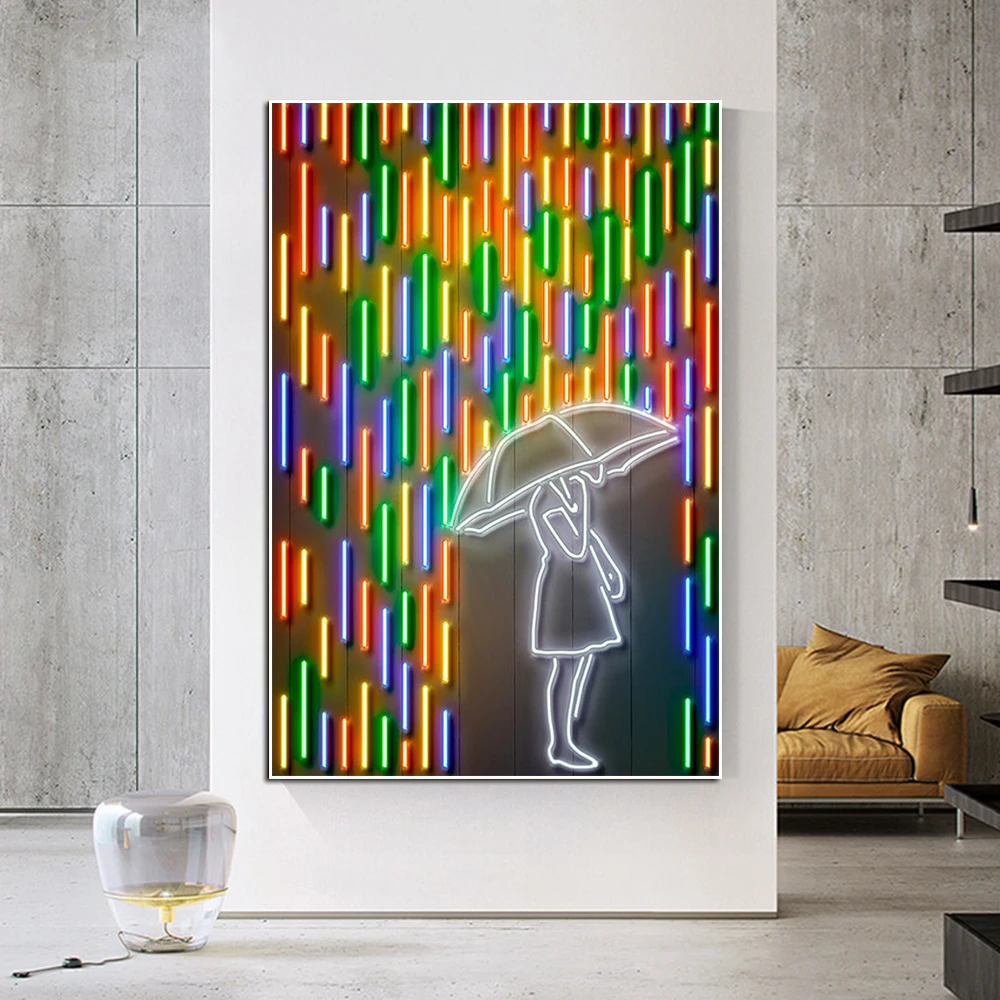 Astronaut Abstract Umbrella