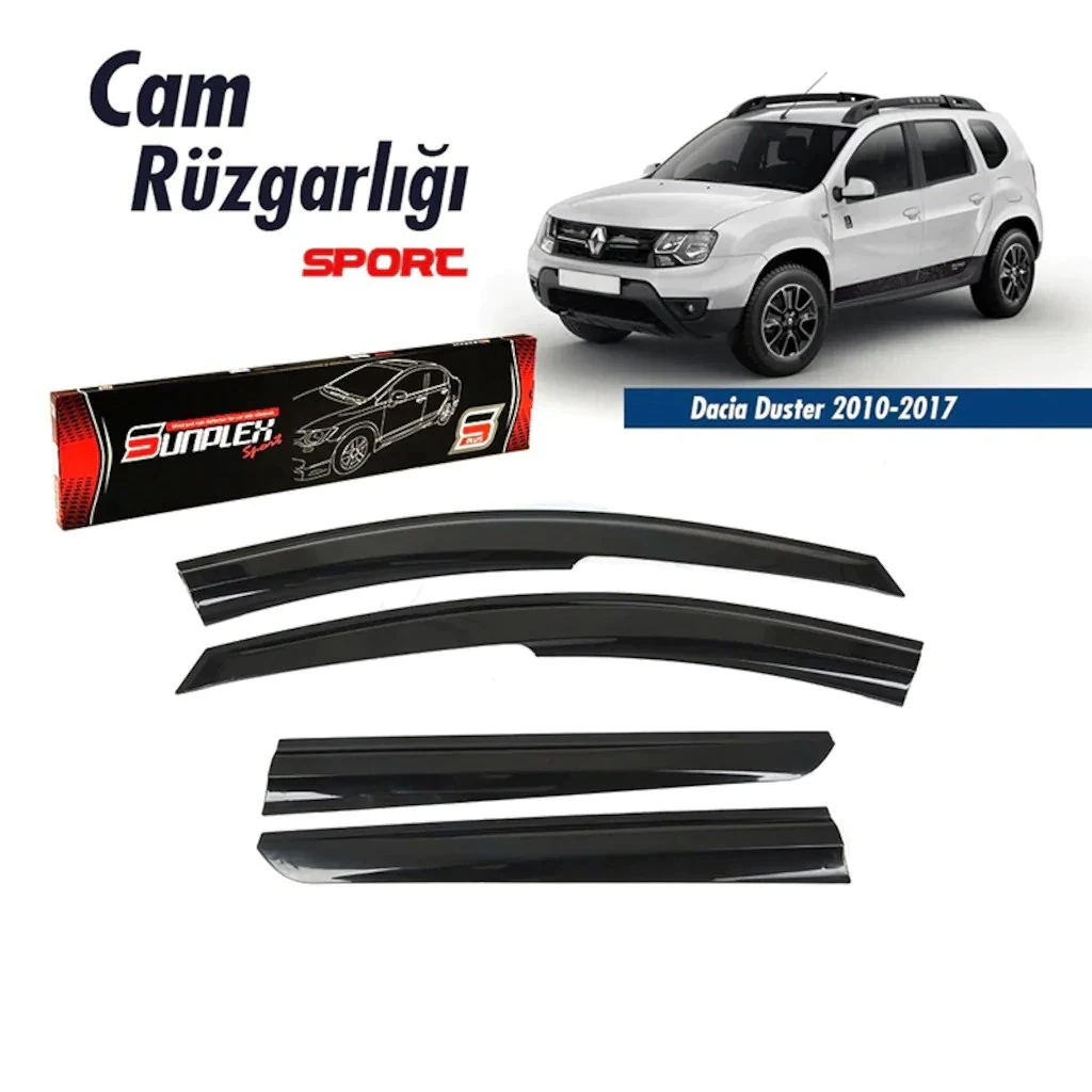 For-Renault-Dacia-Duster-2010-2017-Rain-Window-Visor-Wind-Deflector ...