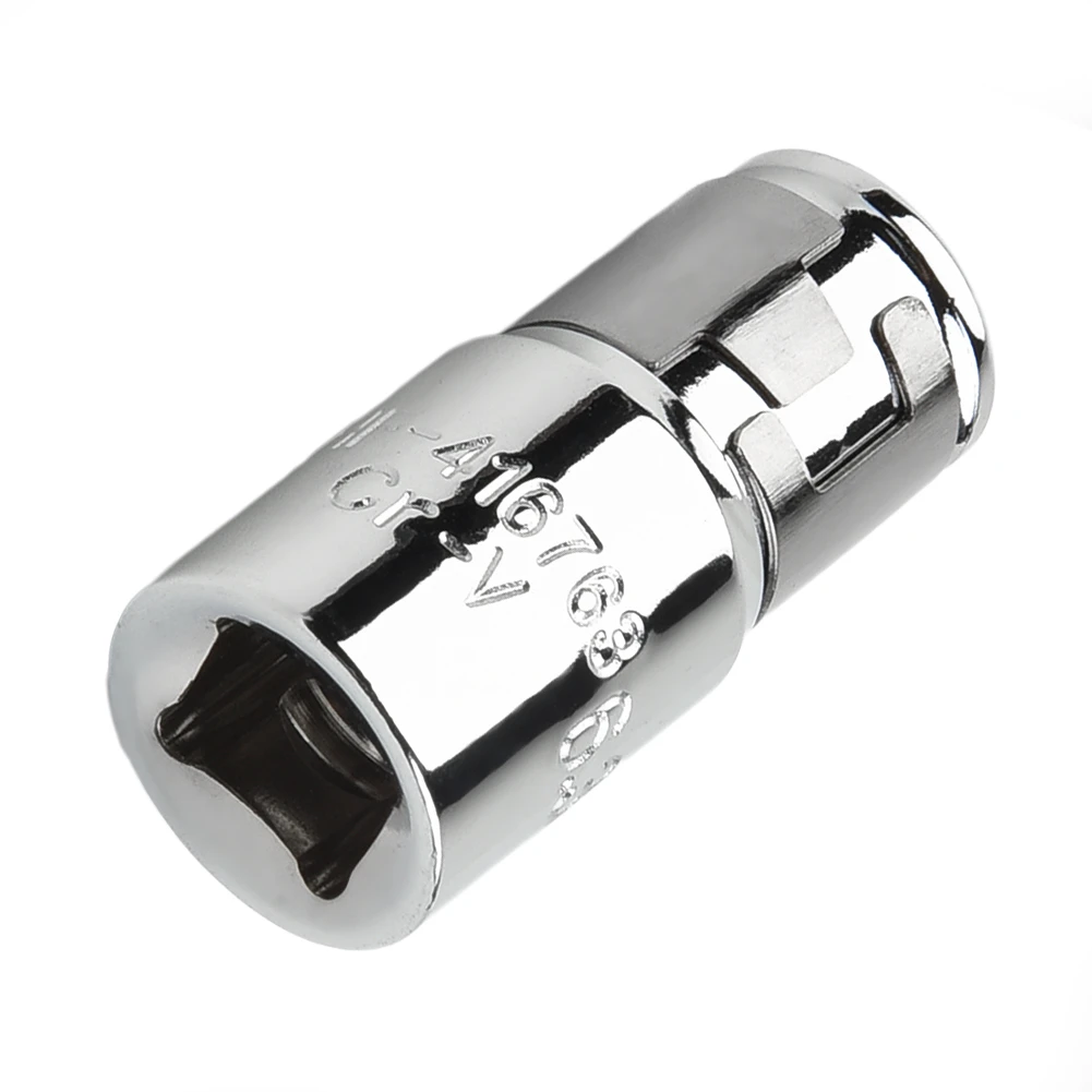 1/4" Square Drive To 1/4" Hex Shank Socket Bits Converter Quick Release ...