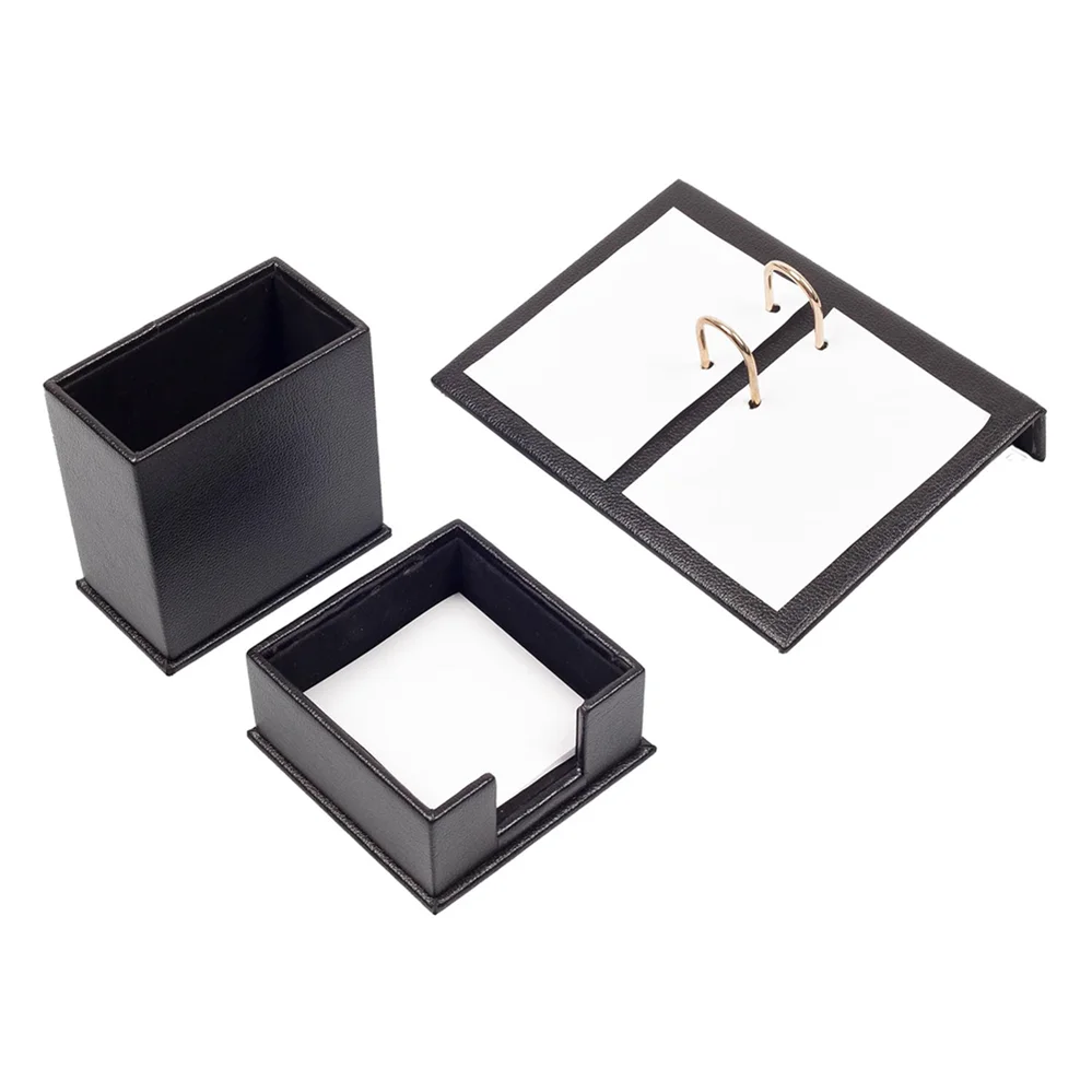 Triple Desk Set/Pen Box, Calendar Holder, Note Paper Holder (Desk ...