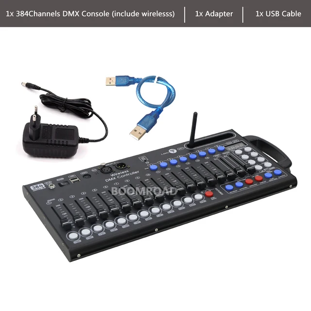 Ultra Thin 384CH DMX Controller DMX 512 Console Wireless DMX Receiver ...