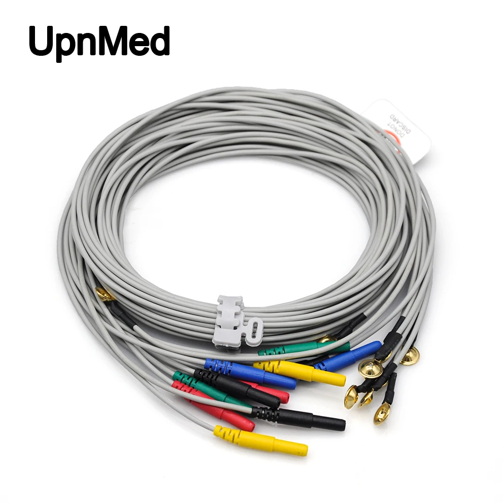 Medical Accessories Solid Golden Cup Electrode EEG Cable Set ...
