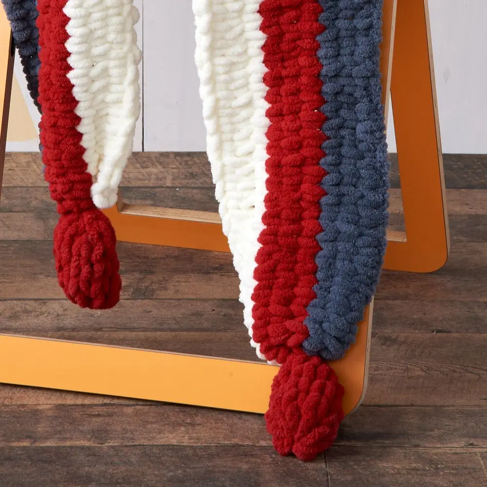 Knitting, Knotting & Crochet 100% Micropolyester Soft Yarn Double-Color ...