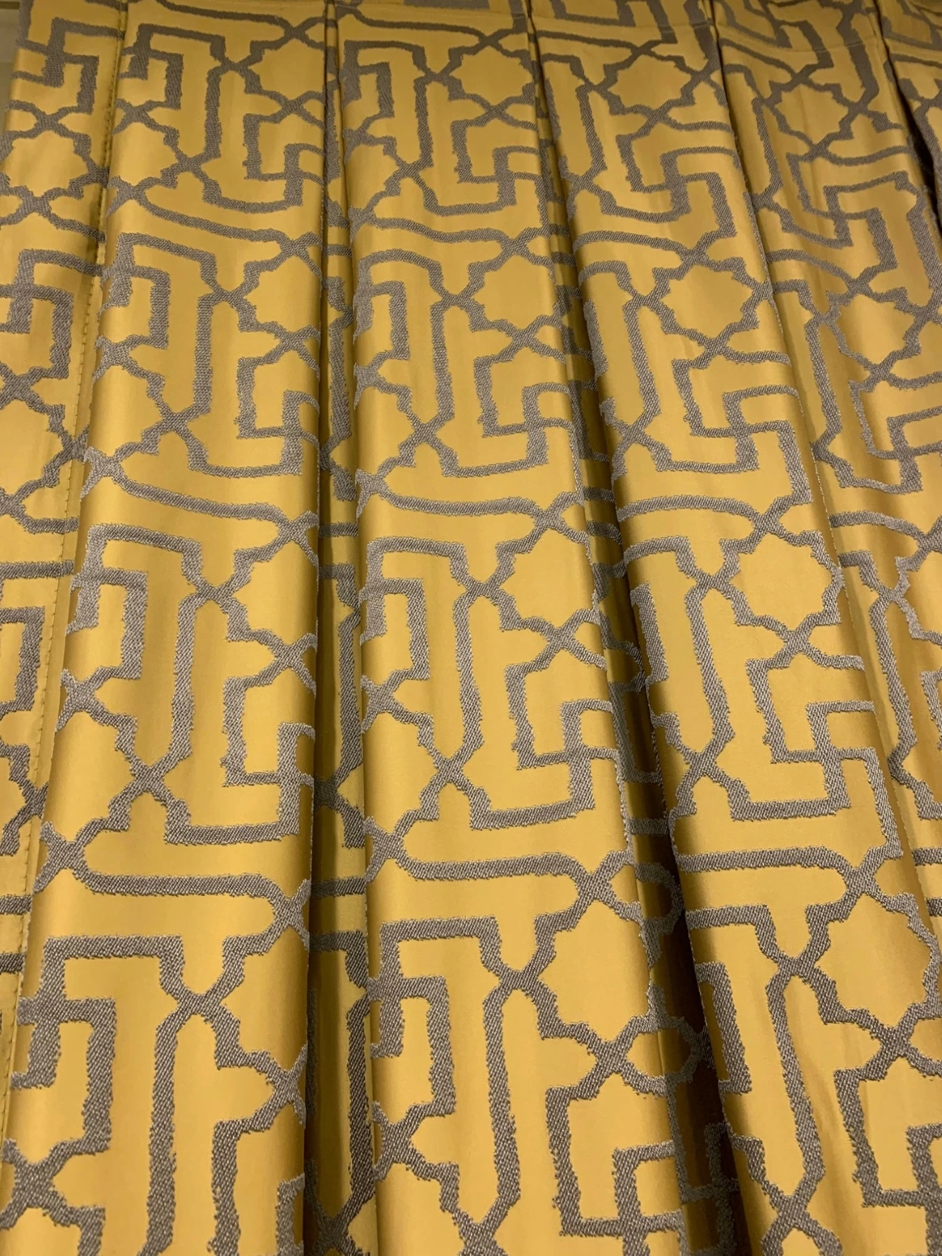 Geometric Style Curtain panels, 6 colors option. Length up to 113 ...