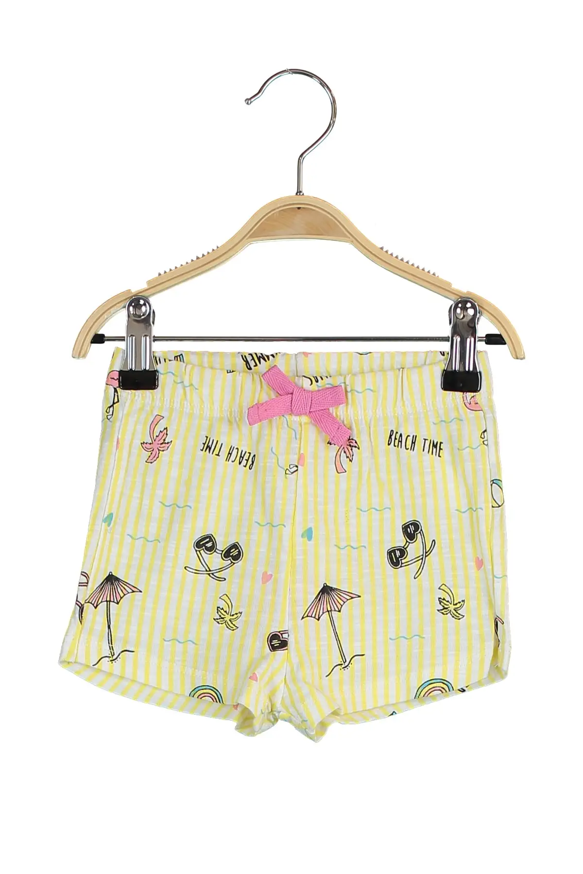 Koton Kids 빨간 줄무늬 아기 소녀 반바지 & 버뮤다|반바지| - AliExpress