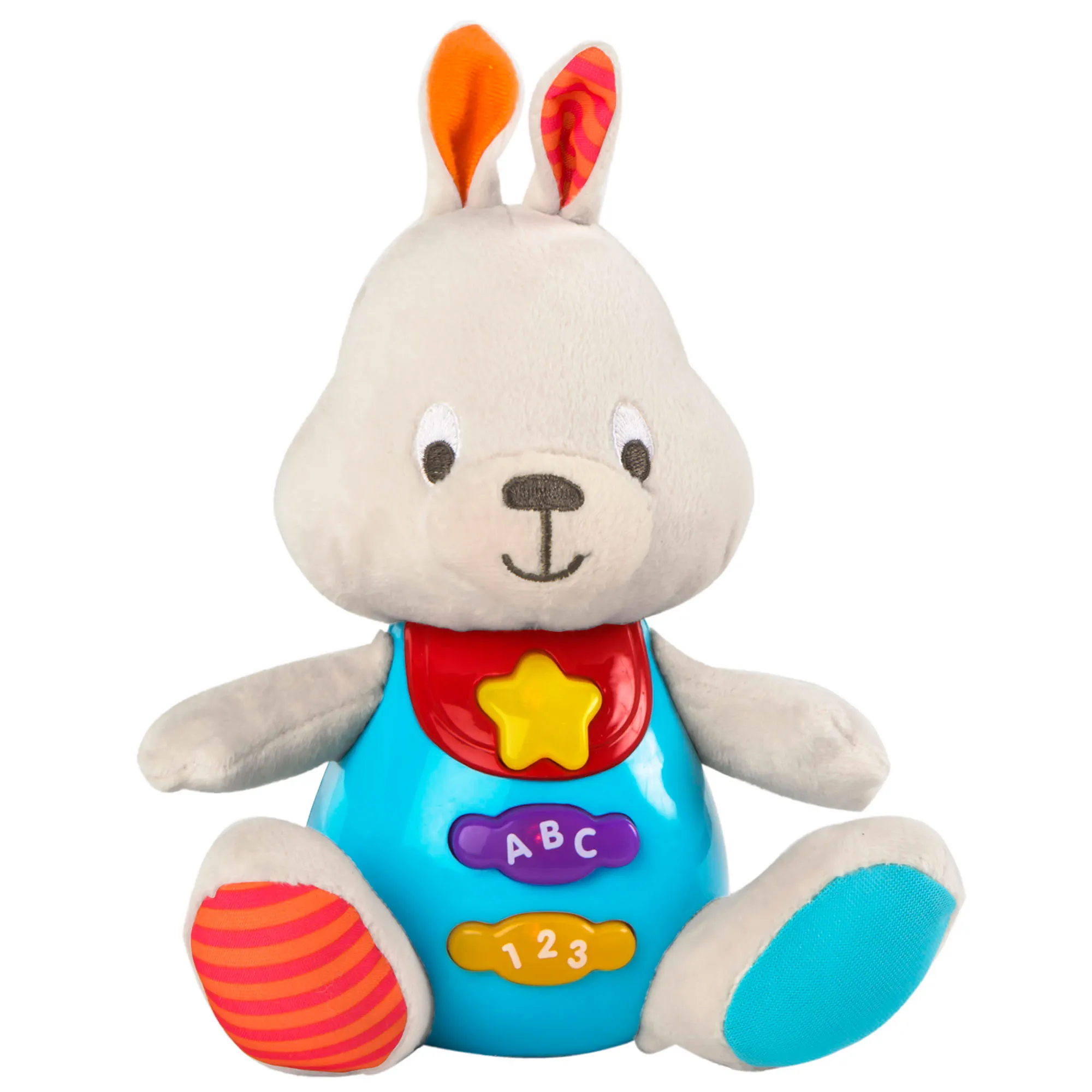 Plush-rabbit-for-talking-babies-colorful-lights-Language-English ...
