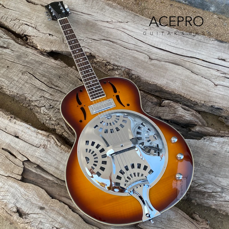 Grote Dobro Guitarra eléctrica de acero, instrumento musical con ...