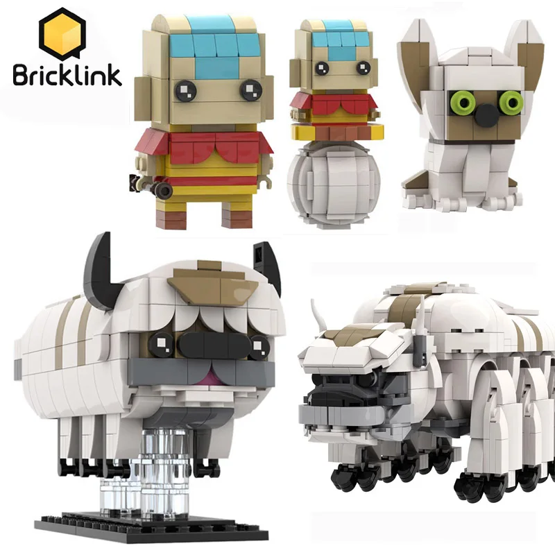 Bricklink Anime Movie Figures Appa Avatar The Last Airbender Brickheadz ...