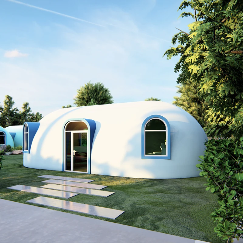 Prefab-and-graphene-dome-house-and-boat-Geodesic-building-prefabricated ...