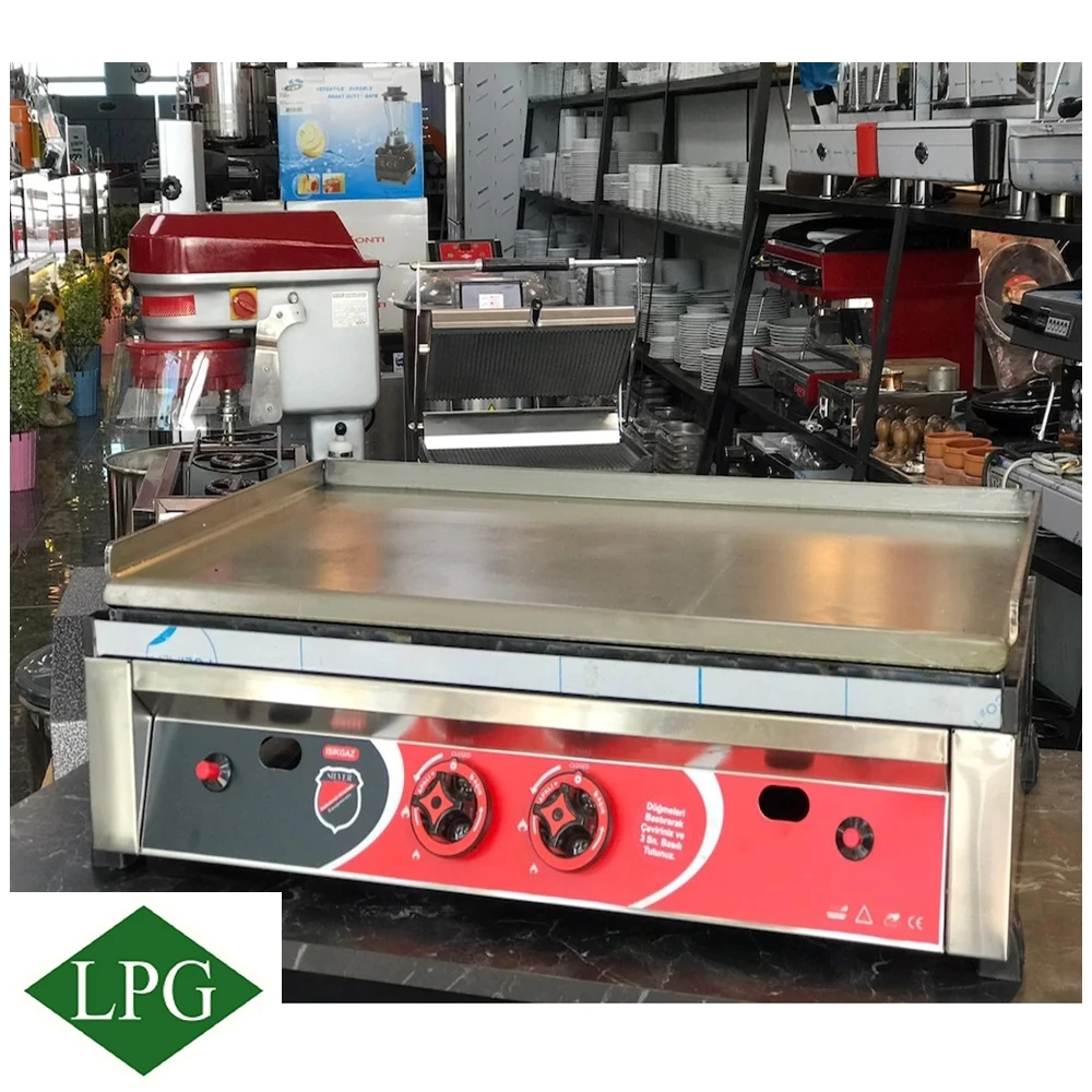 Gas-Griddle-Commercial-Countertop-Hot-Flat-Plate-CE-Certification ...