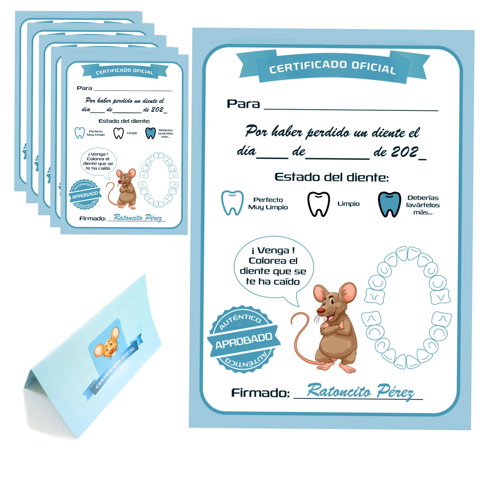 Myfuturshop-Letter-mouse-P-rez-clean-tooth-certificate-10-units ...
