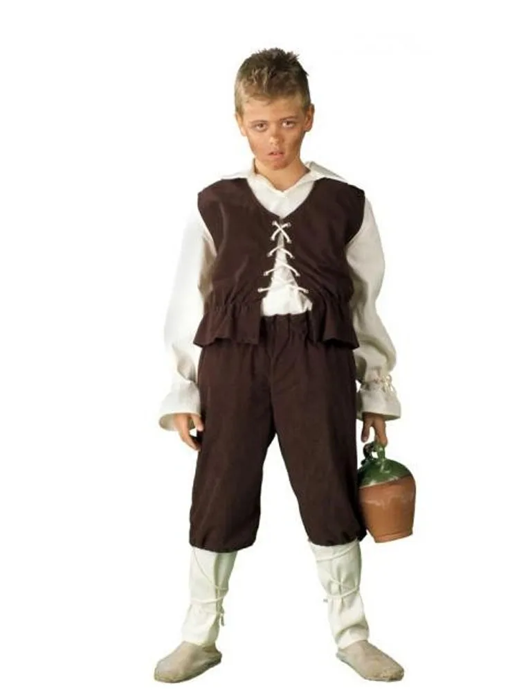 The King of Carnival Squire costume, medieval size 6 7 years infant ...