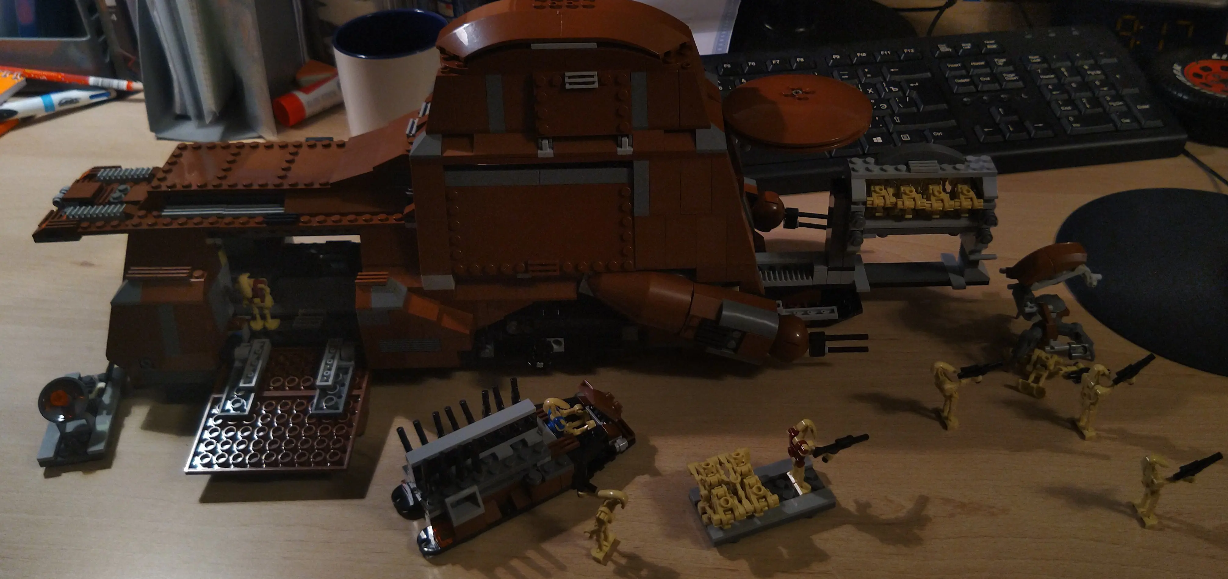 Star Wars Trade Federation Transport Tank MTT 7662 Droid Ship 1338Pcs ...