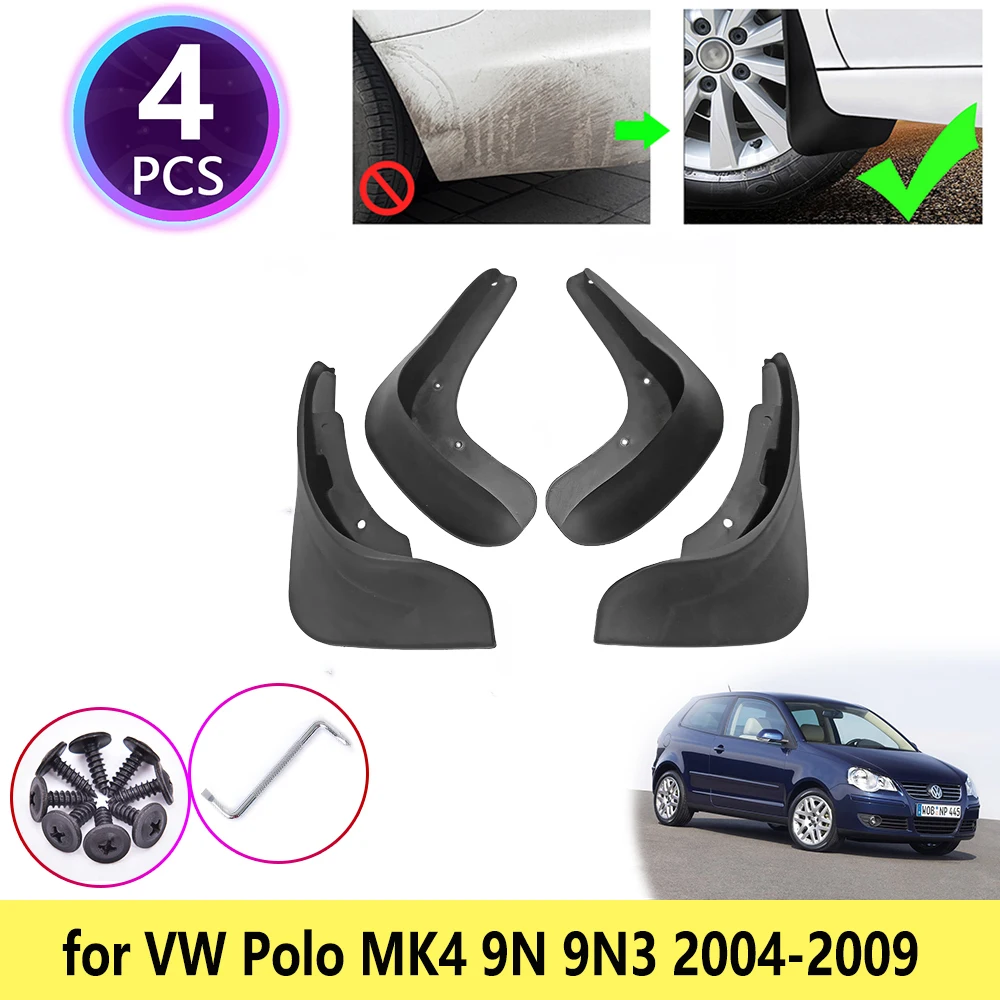 for-VW-Volkswagen-Polo-MK4-9N3-2004-2005-2006-2007-2008-2009-Mudguards ...