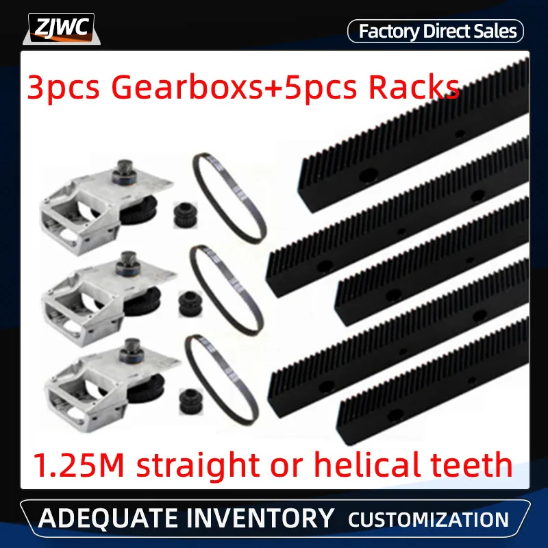 5pcs-1-25M-Straight-Helical-Gear-Rack-Length-1400mm-3pcs-Nema34 ...
