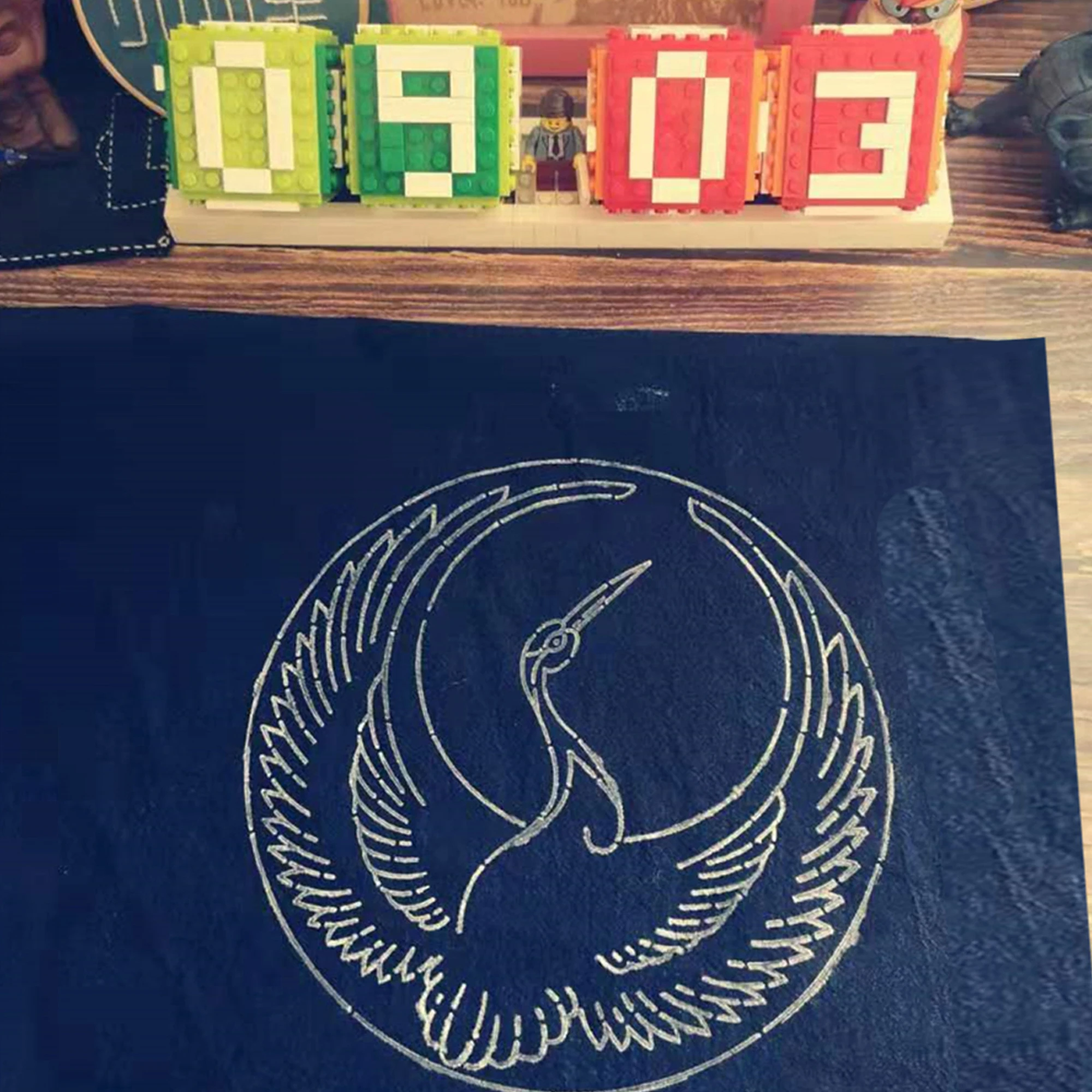 Mockingjay Pin Stencil
