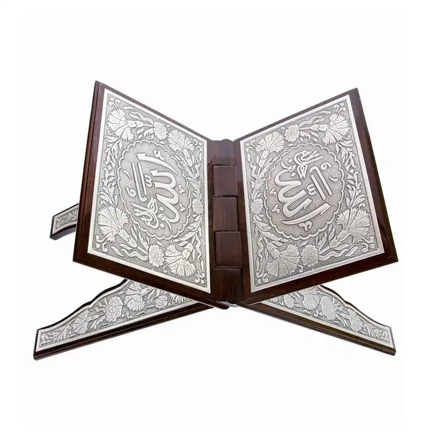 Silver Rahleli Holy Quran Ramadan gift custom made turkish muslim eid ...