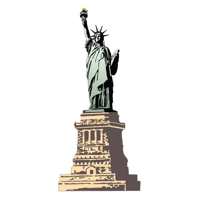 Statue Of Liberty Stencil