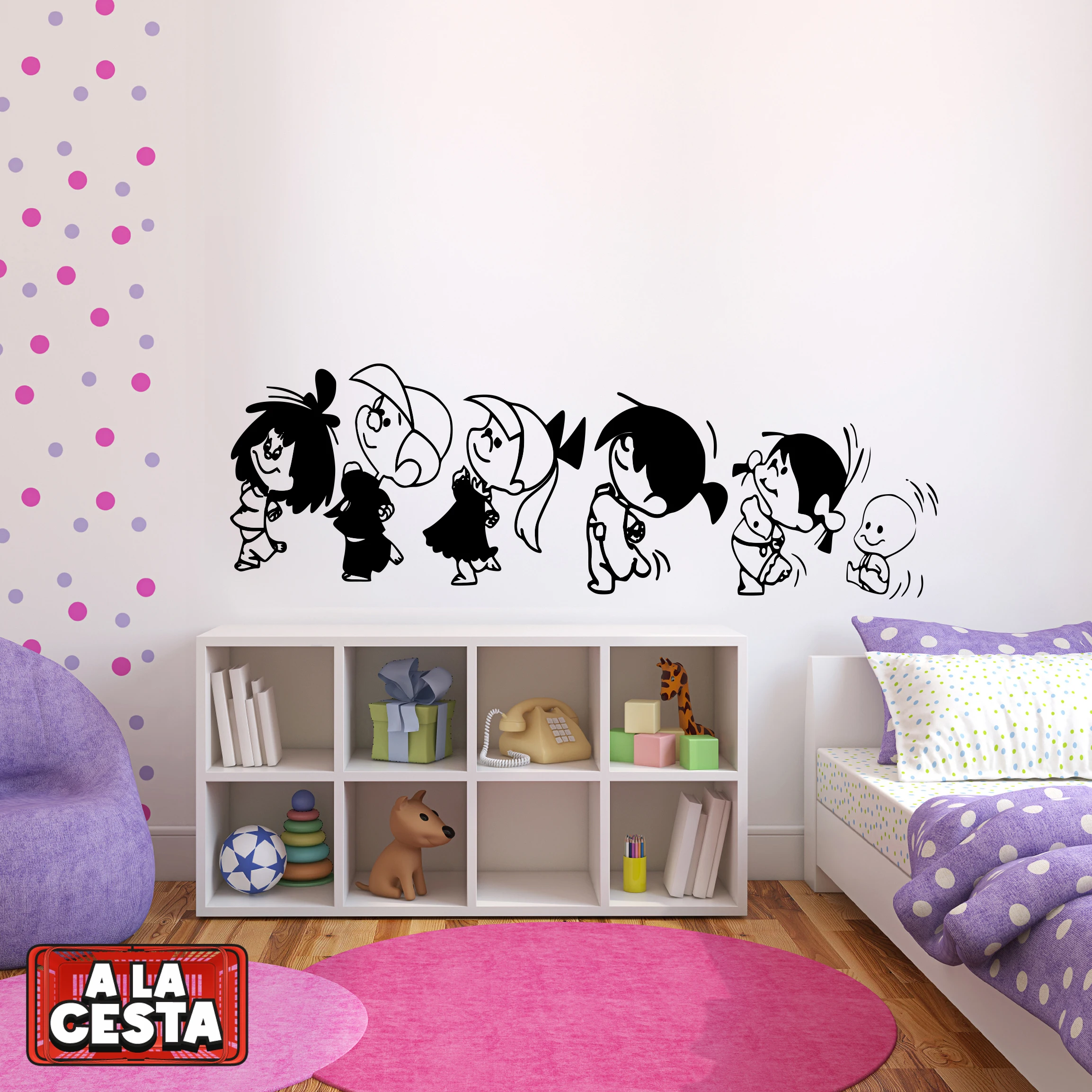 familia telerin Cleo, Tete, Maripi, Pelusin, Coletas y Cuquin tv ...