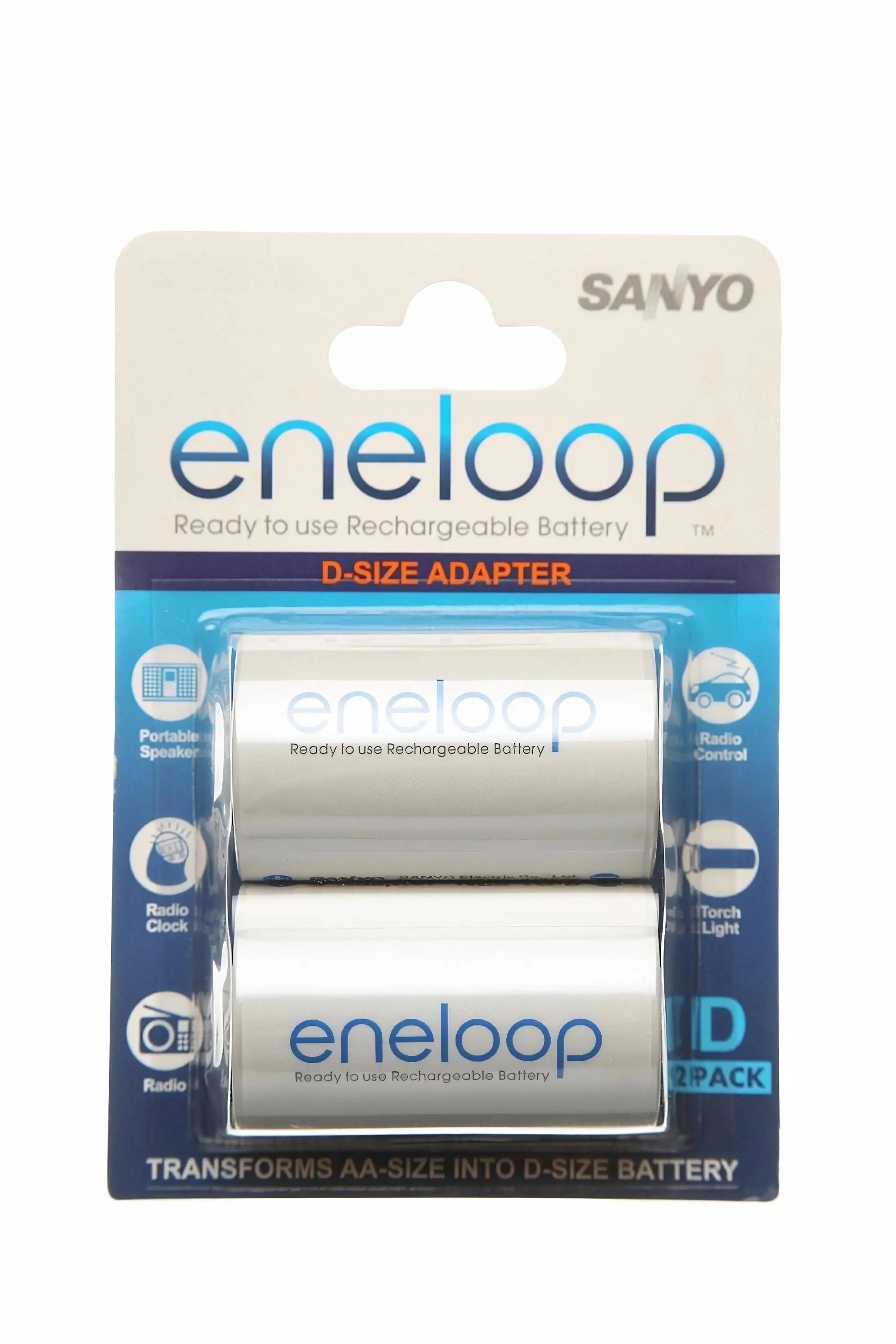 Battery-adapter-Sanyo-Eneloop-ad-d-2bp-BL2-container-battery-holder ...
