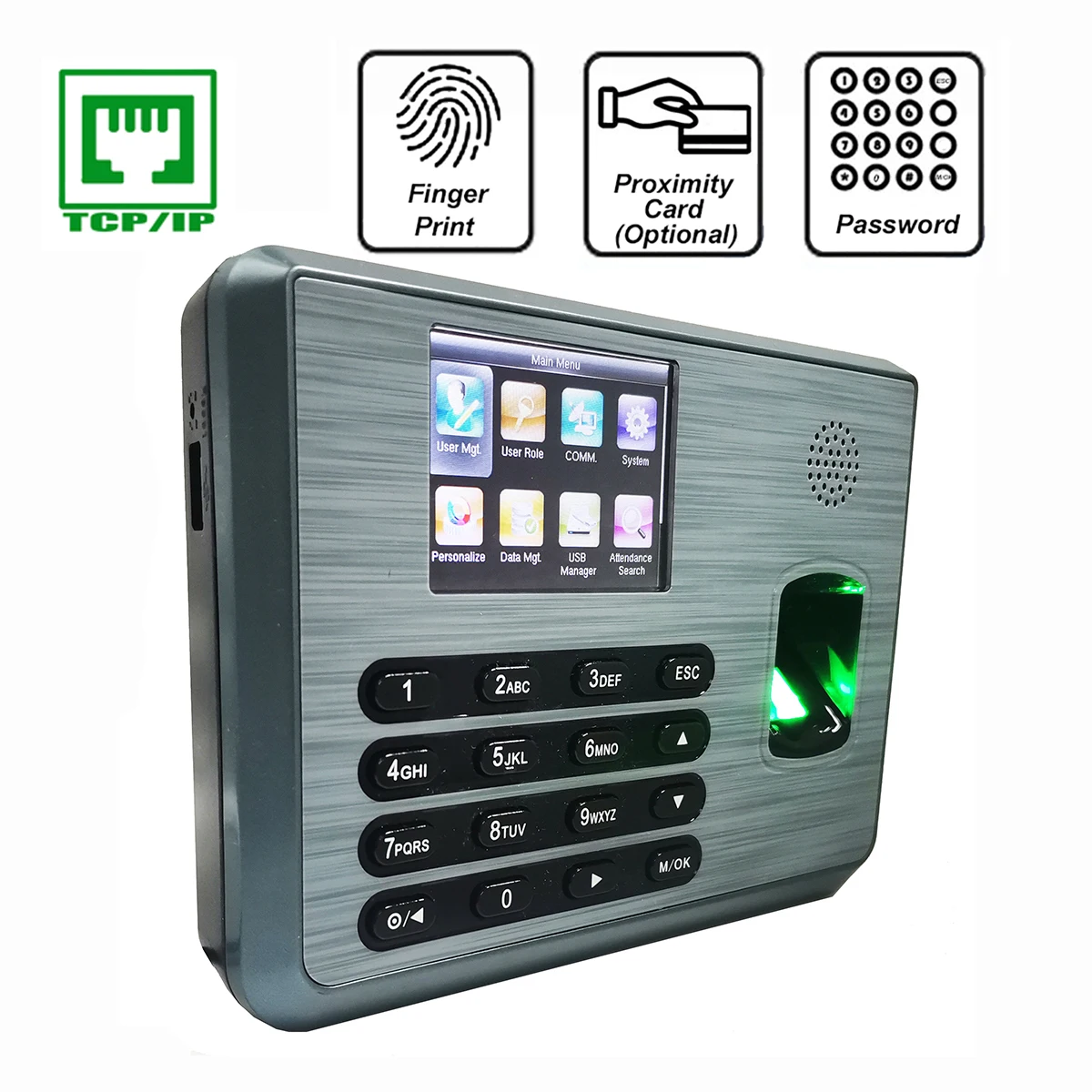 TX628 Tcp/ip Biometric Attendance System Fingerprint Time Clock ...