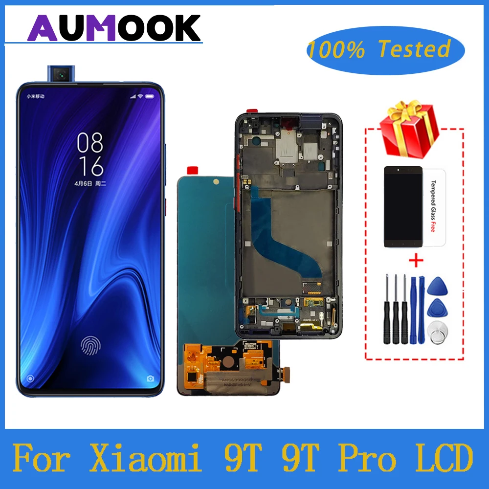 Tela sensível ao toque com moldura, montagem digitalizadora, Xiaomi Mi ...