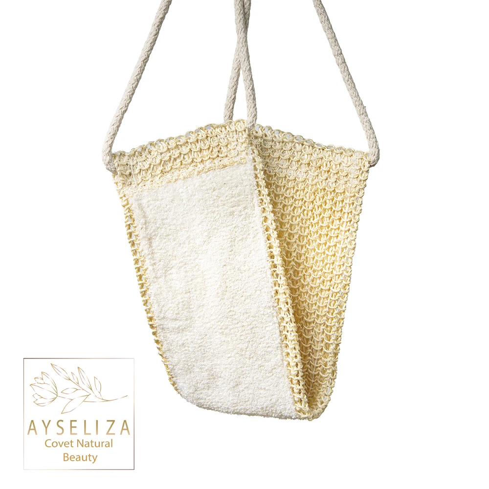 Sisal Terry Back Scrubber By Ayseliza Exfoliating Peeling Turkish Bath ...