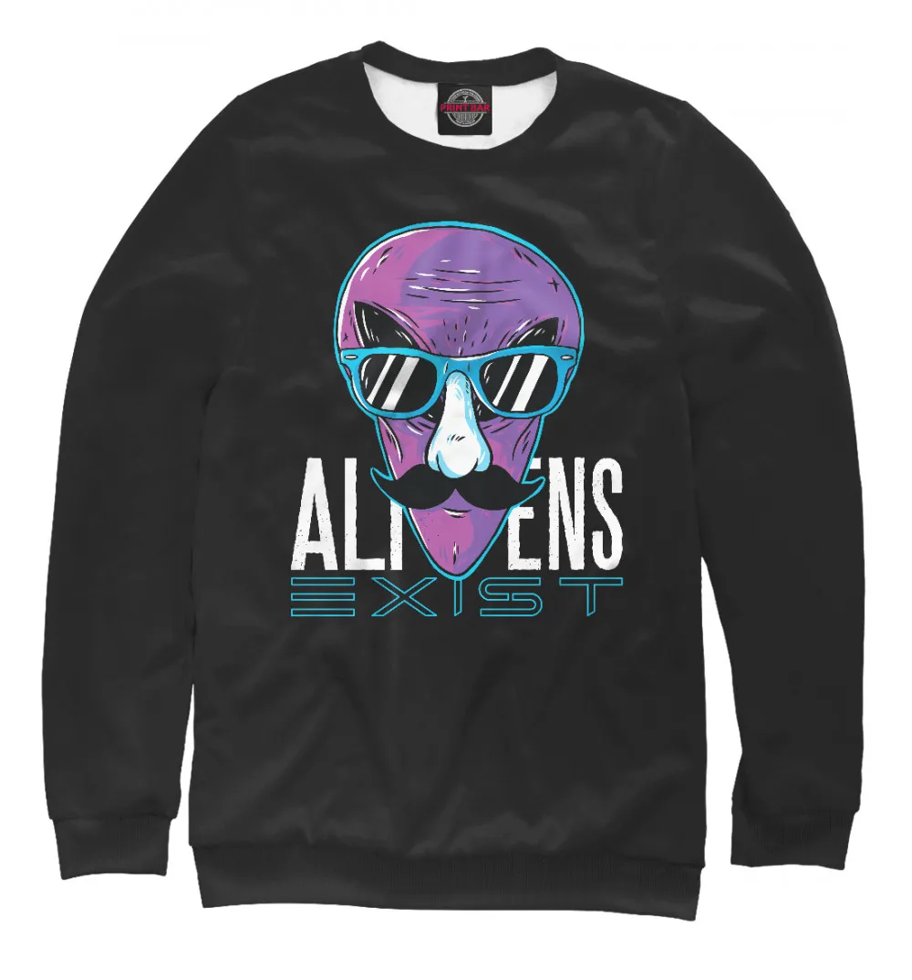 Мужской свитшот Aliens Exist|Hoodies & Sweatshirts| - AliExpress