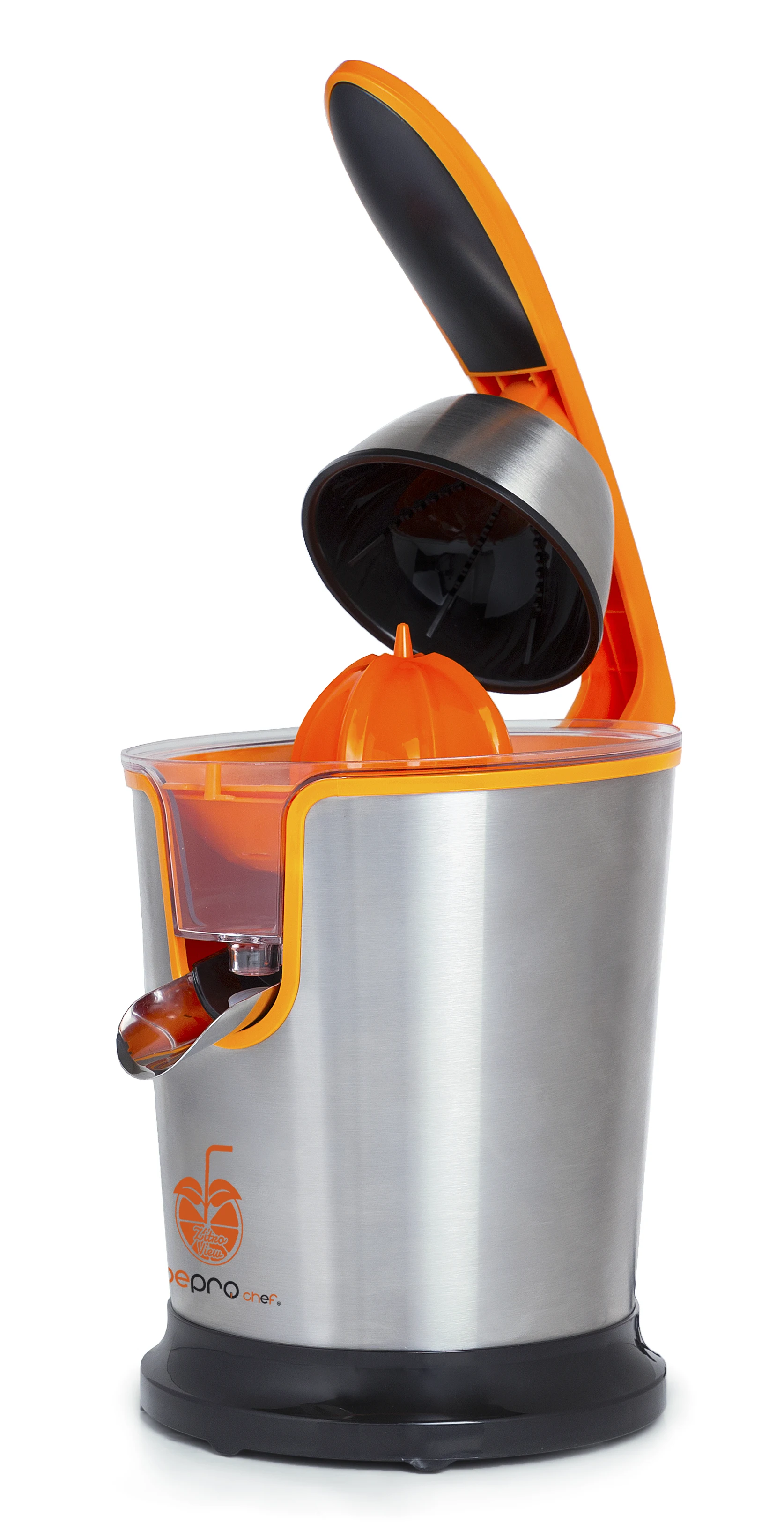Bepro-Chef-juicer-electric-lever-Zitro-View-PowerAdjust-160W-Orange ...