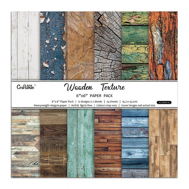 Scrapbook Paper Texture Wood