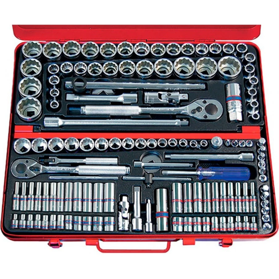 King Tony 9033cr Socket Head Set (135 Items, 114 End Heads) - Hand Tool ...