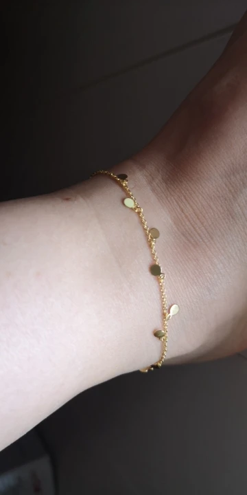 Dainty & Minimalist Dangling Coins Anklet | Dagiba Jewelry