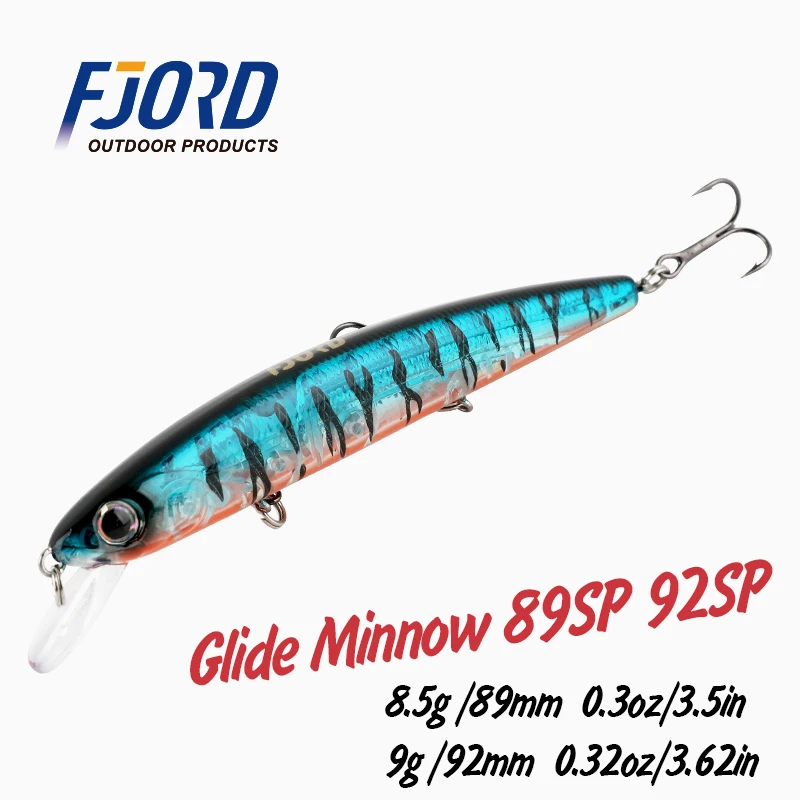 FJORD 8.5g 9g Rattlin Artificial Mid-Water Bait Hard Lure Minnow ...