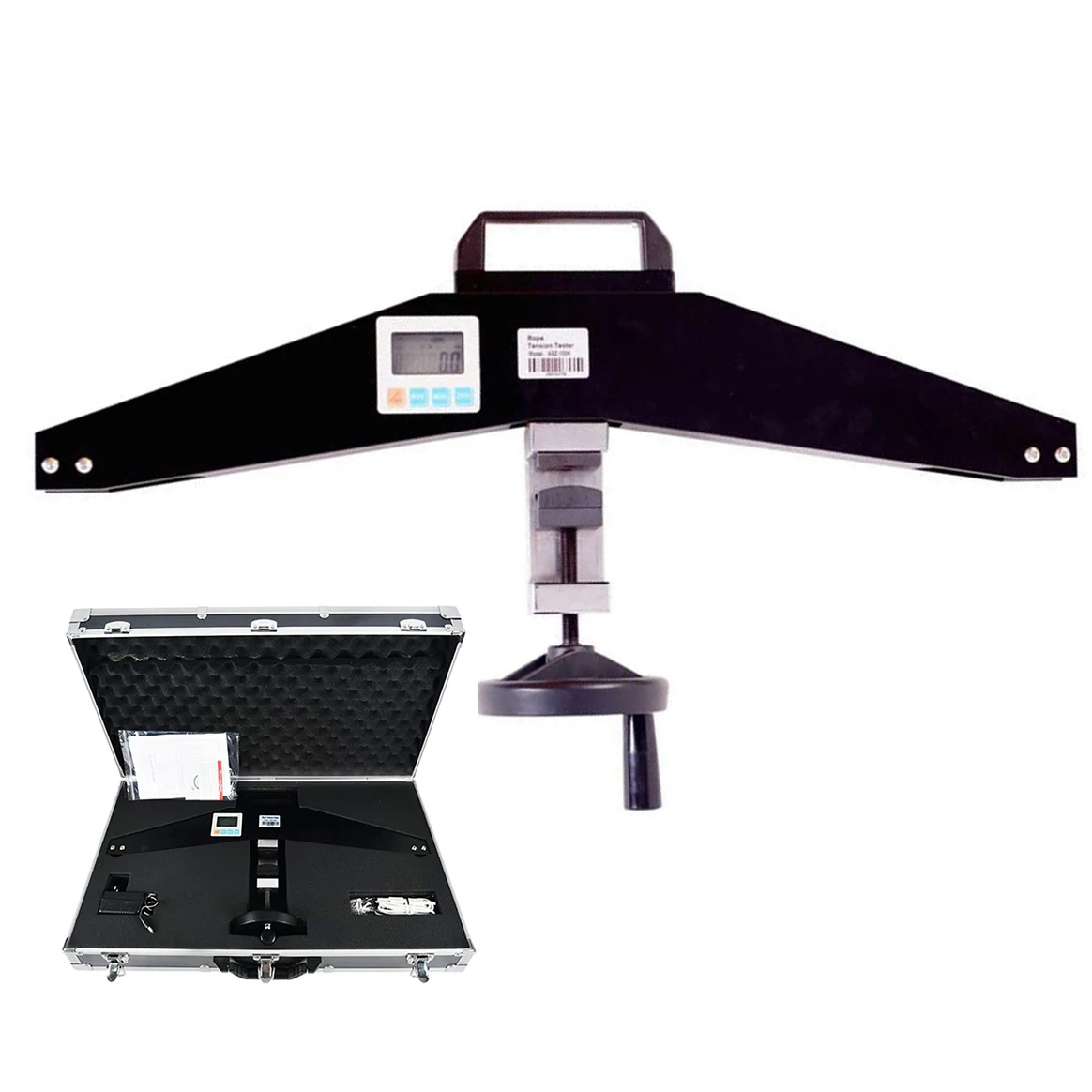 ASZ-100KN-Max-Load-100KN-Wire-Rope-Tensiometer-Digital-Tension-Meter ...