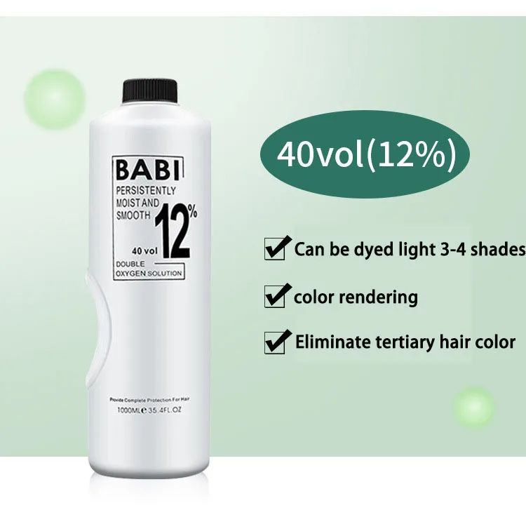 10vol - Crème au peroxyde de cheveux naturel professionnel, 1000ml ...