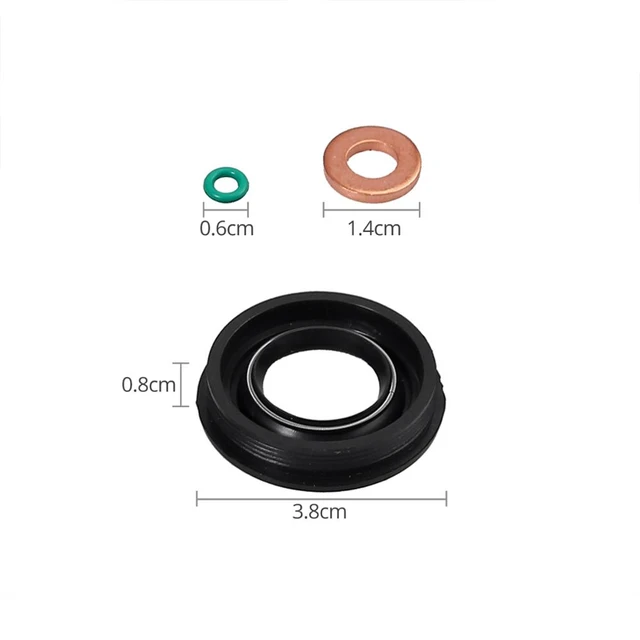 12x Fuel Injector Seal Washer Oring 6c1q-6k780-ab For Ford, 56% OFF