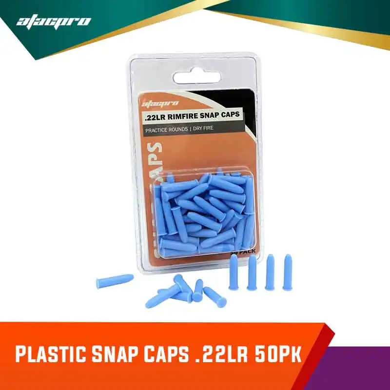 Atacpro 50 Packs .22 Cal Long Rifle Rimfire Polymer Snap Caps shooting ...