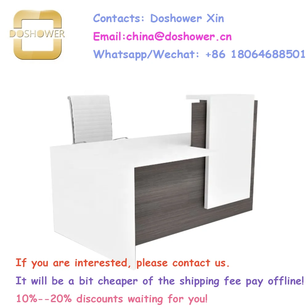 Barber Shop Reception Desk Of Spa Furniture Reception White Marble Desk ...