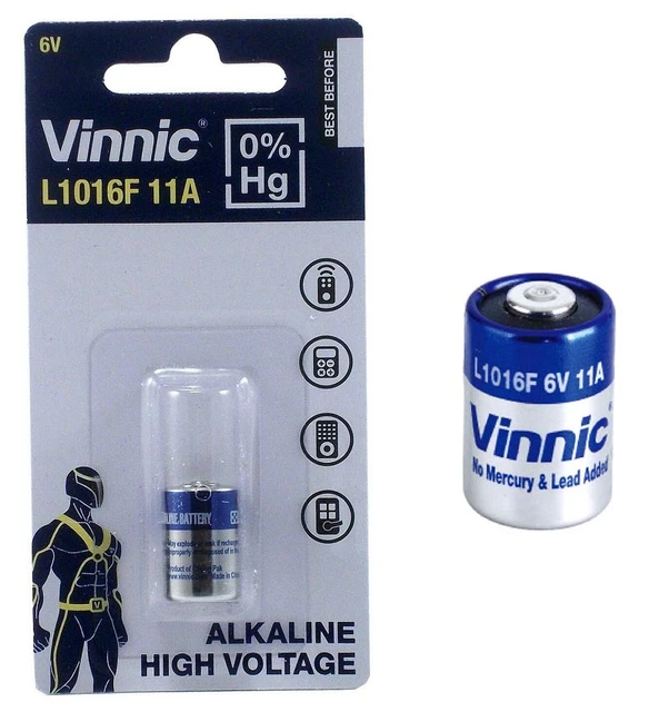 Battery Vinnic Original Special Alkaline Battery L1016F 11A, 03/26/2024