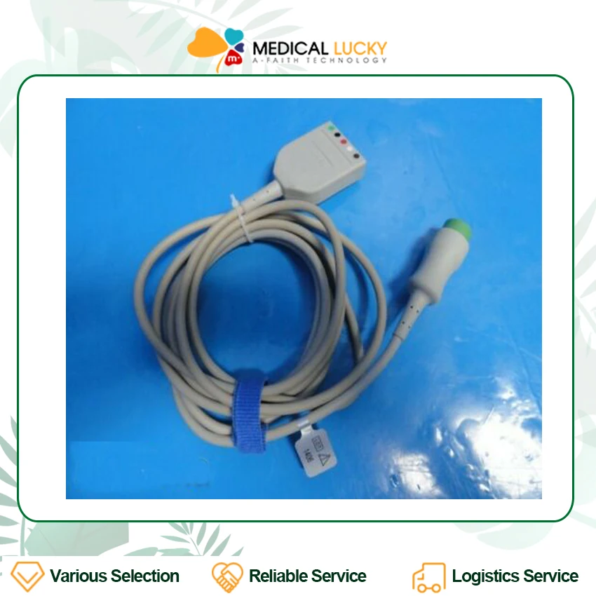 Original Mindray EV6201 5-Leads 12-Pins ECG/EKG Trunk Cable EV6101 5 ...